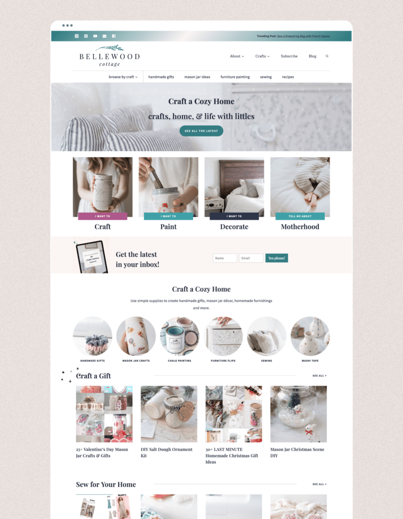 Feminine WordPress themes for female entrepreneurs - Create Theme ...