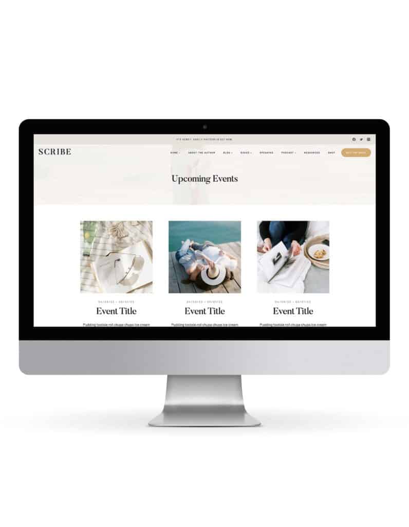 Affordable & Customizable Feminine WordPress Themes - Restored 316