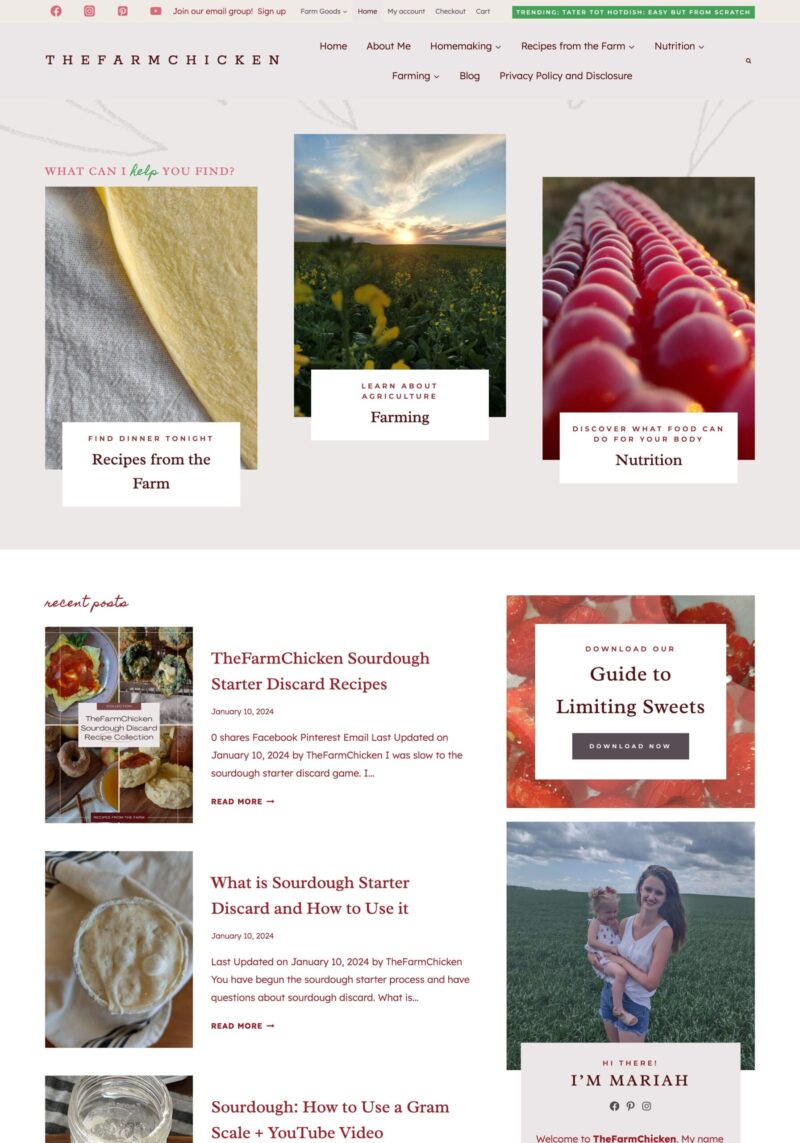 Client Showcase: The Farm Chicken Stunning Website - Restored 316