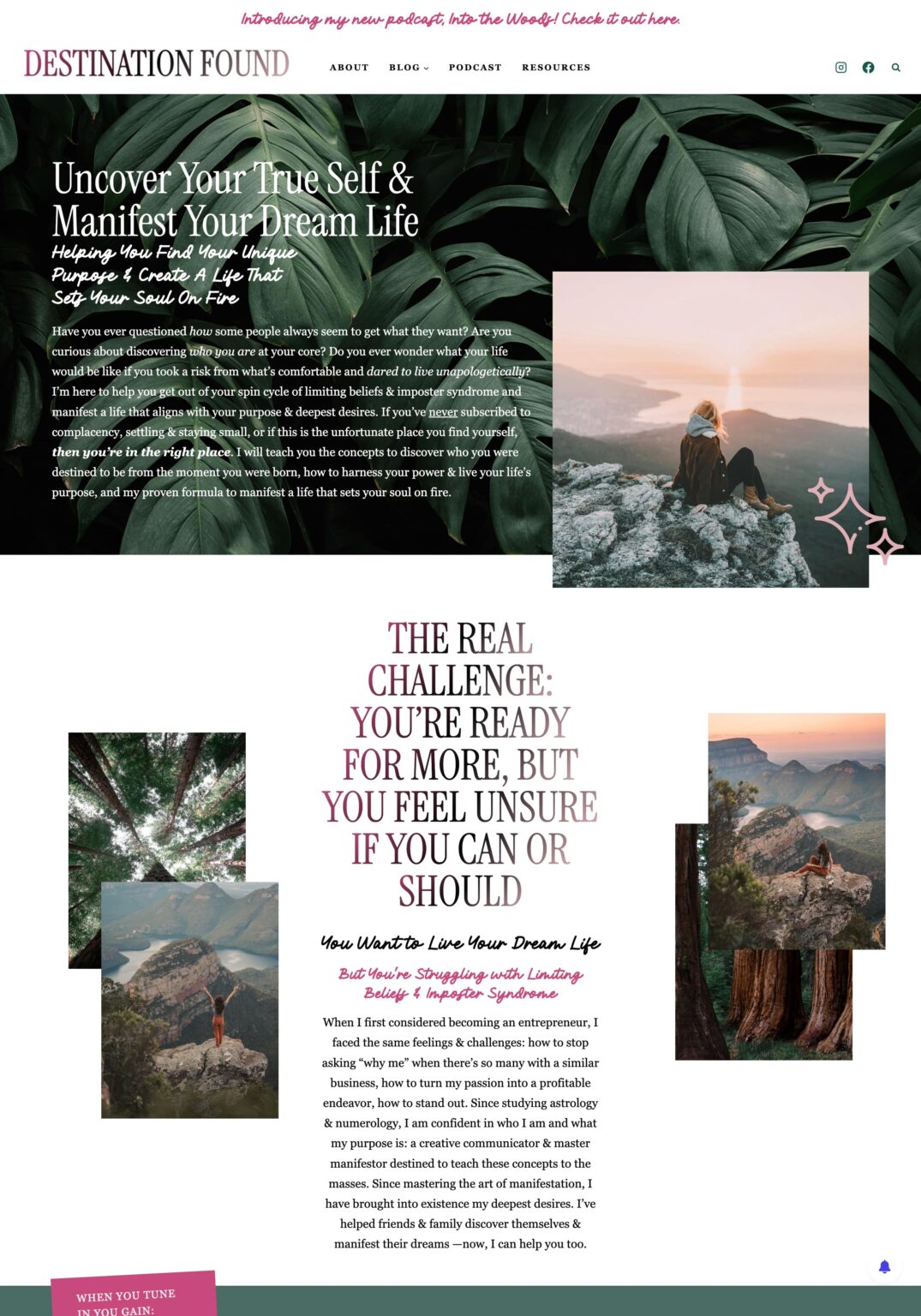 Client Showcase: Destination Found Stunning Website - Restored 316