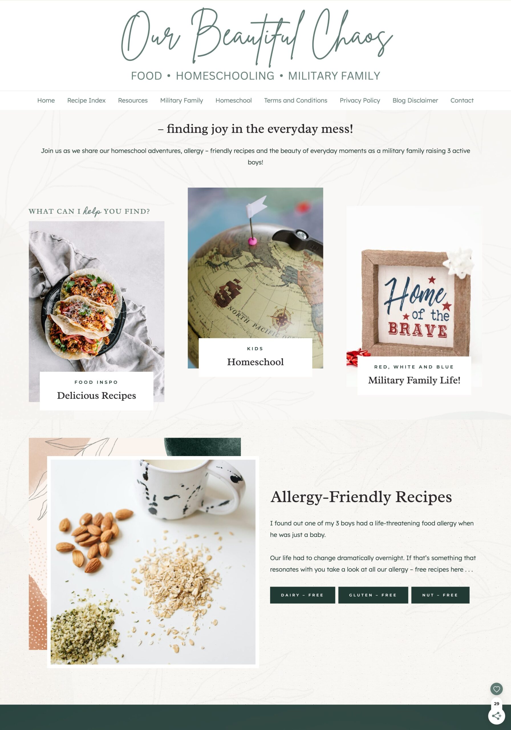 Client Showcase: Our Beautiful Chaos Stunning Website - Restored 316